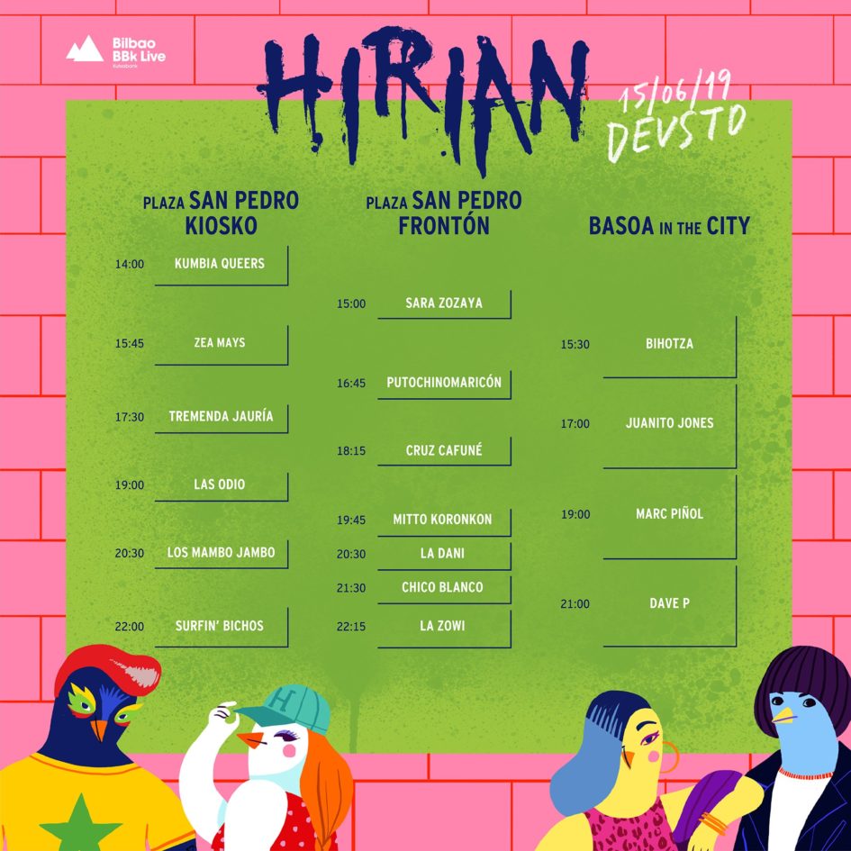 Hirian: Festival gratuito en Bilbao